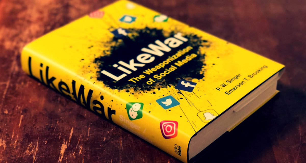 Likewar: The Weaponization of Social Media with P.W. Singer - Software ...