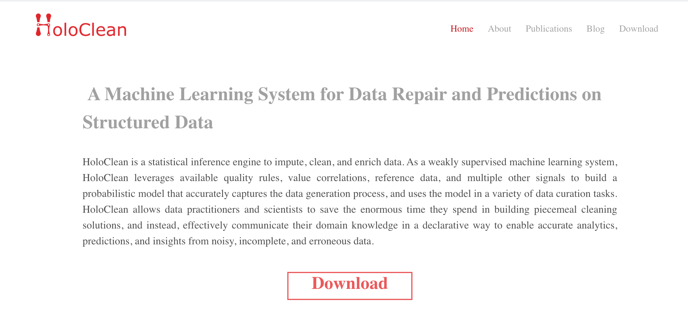 HoloClean: Data Quality Management with Theodoros Rekatsinas - Software ...